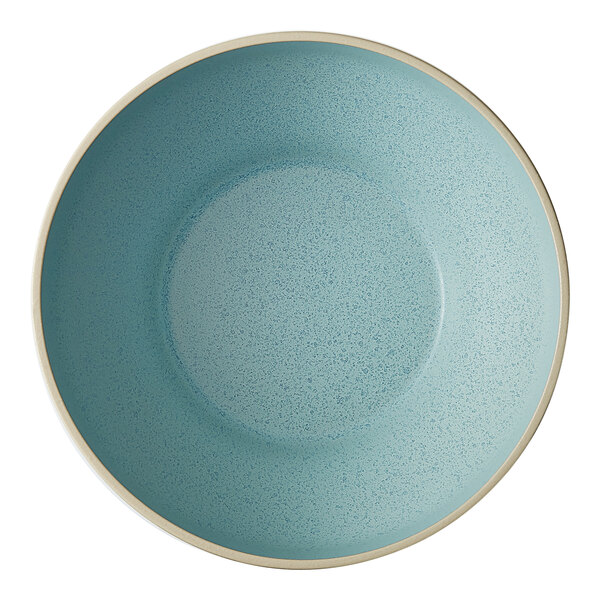 Luzerne Moira by Oneida 1880 Hospitality 21 oz. Frosted Blue Stoneware ...