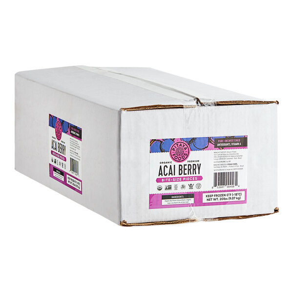 Pitaya Foods Organic Unsweetened Acai Berry Bite-Sized Pieces 10 lb ...