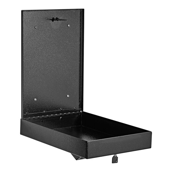 ADIRoffice 11" x 2 7/16" x 16" Black Steel Outdoor Wall Mounted Drop ...