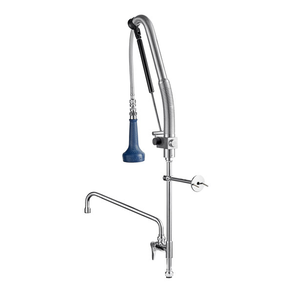 T&S B-0133-12CRB8P-LB EasyInstall Pull-Down Pre-Rinse Unit with Add-On ...
