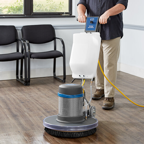Lavex Pro 20" Heavy-Duty Single Speed Rotary Floor Machine with Pad ...