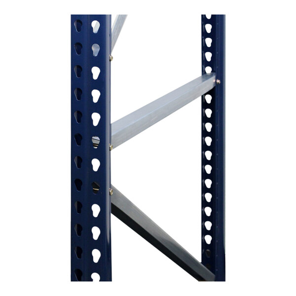 Interlake Mecalux 36" x 96" Blue Heavy-Duty Upright Teardrop Pallet ...
