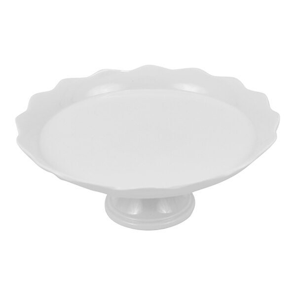 Dalebrook by BauscherHepp 6 1/2" x 2 9/16" White Melamine Wave Round ...