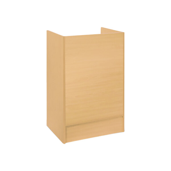 24" x 18" x 38" Maple Cash Register Stand with Locking Drawer