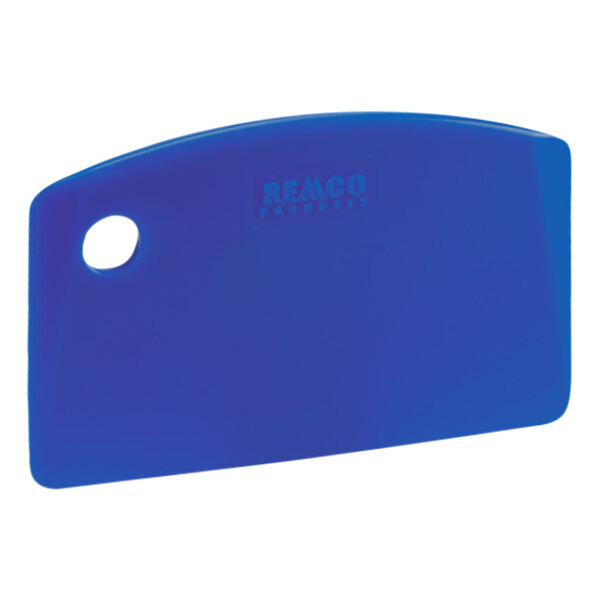 Vikan 5" Blue Polypropylene Mini Bench / Bowl Scraper 69593