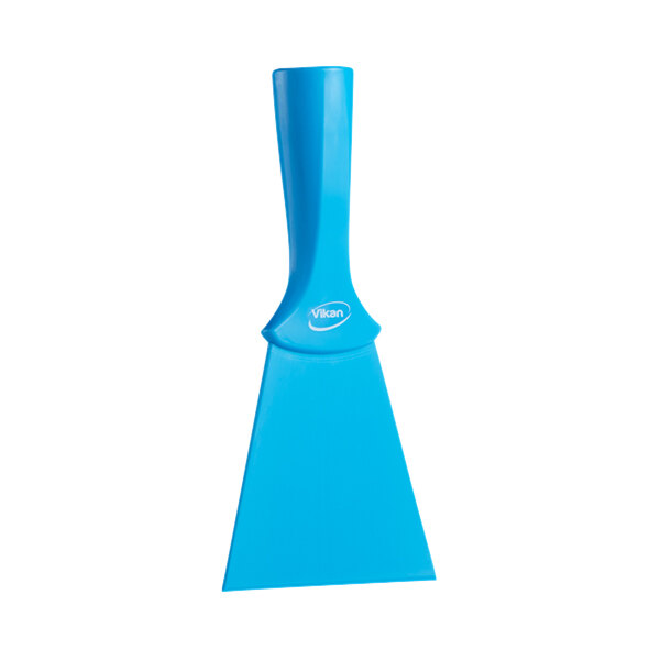 Vikan 40123 4" Blue Threaded Nylon Scraper