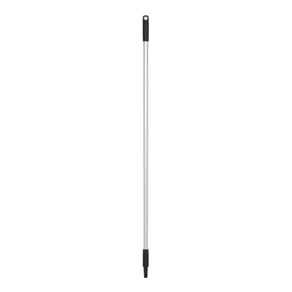 Vikan 29589 49 5/8" Black Threaded Aluminum Handle