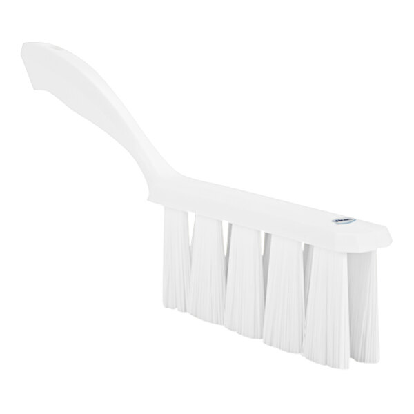 Vikan Ultra Safe Technology 45855 13" White Bench Brush with Medium ...