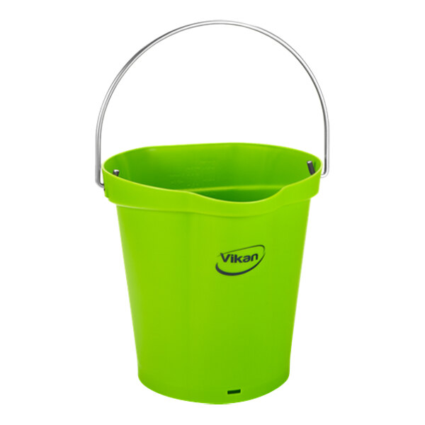 Vikan 568877 1.5 Gallon Lime Bucket