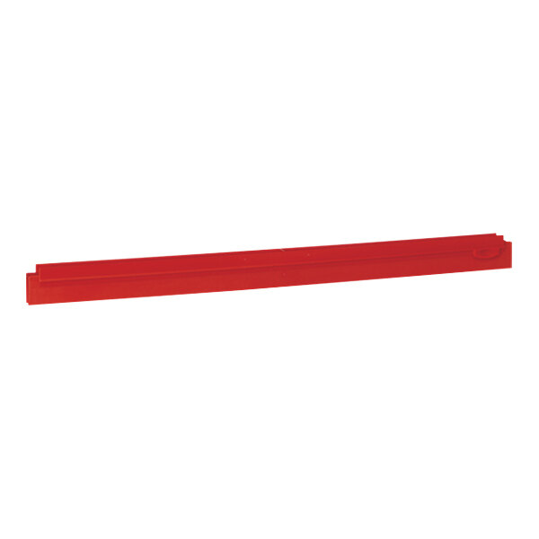Vikan 77344 23 5/8" Red Ultra-Hygienic Replacement Squeegee Blade for ...
