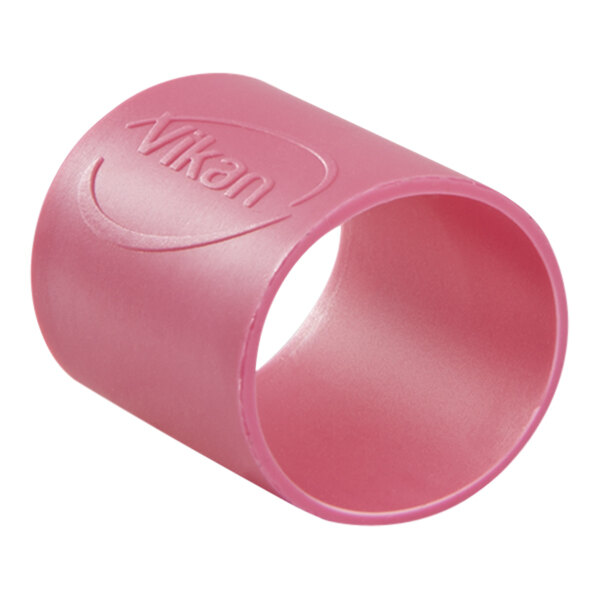 Vikan 98011 1" Pink Color-Coding Rubber Band - 5/Pack