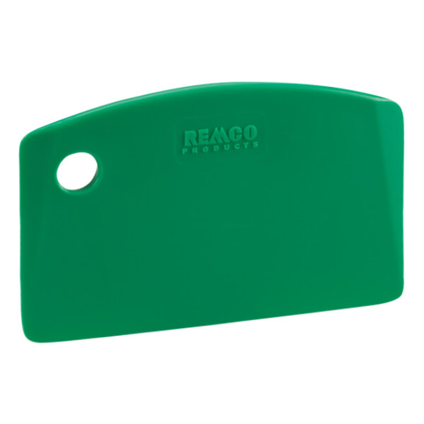 Vikan 5" Green Polypropylene Mini Bench / Bowl Scraper 69592