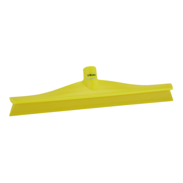 Vikan 71406 15 3/4" Yellow Ultra-Hygienic Rubber Floor Squeegee