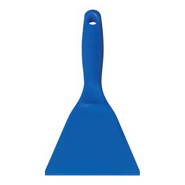 Vikan 4" Blue Polypropylene Hand Scraper 69623