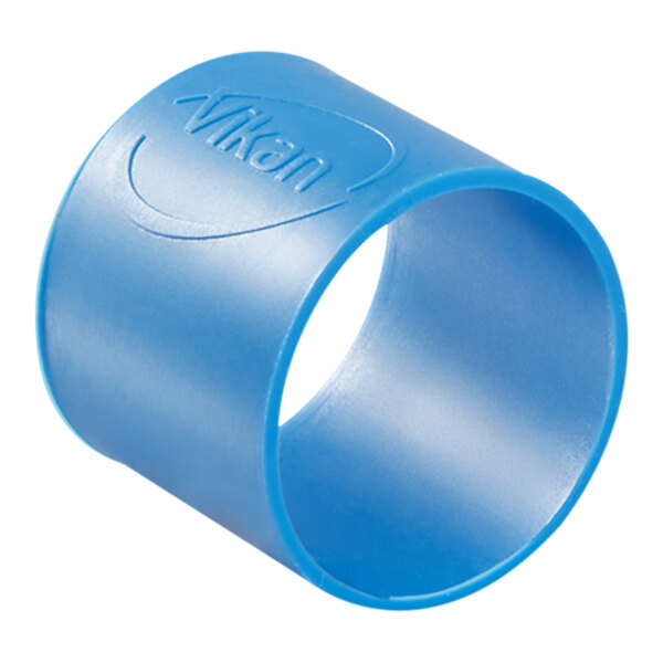 Vikan 98013 1" Blue Color-Coding Rubber Band - 5/Pack