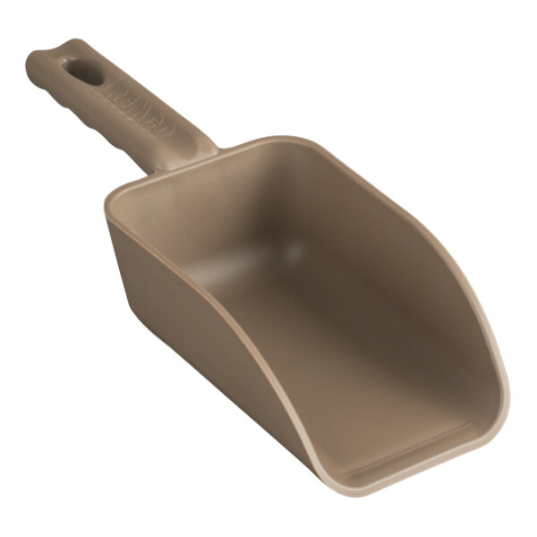 Vikan 16 oz. Brown Polypropylene Hand Scoop 630066
