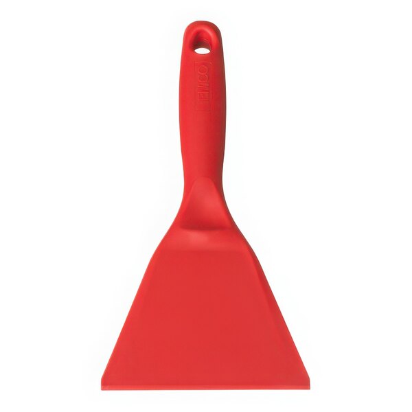 Vikan 4" Red Polypropylene Hand Scraper 69624