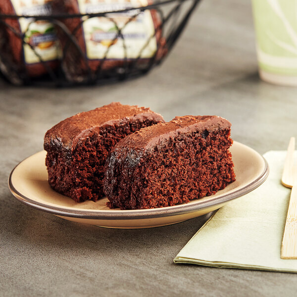 Ne-Mo's Bakery Frozen Individually Wrapped Chocolate Cake Square 3 oz ...