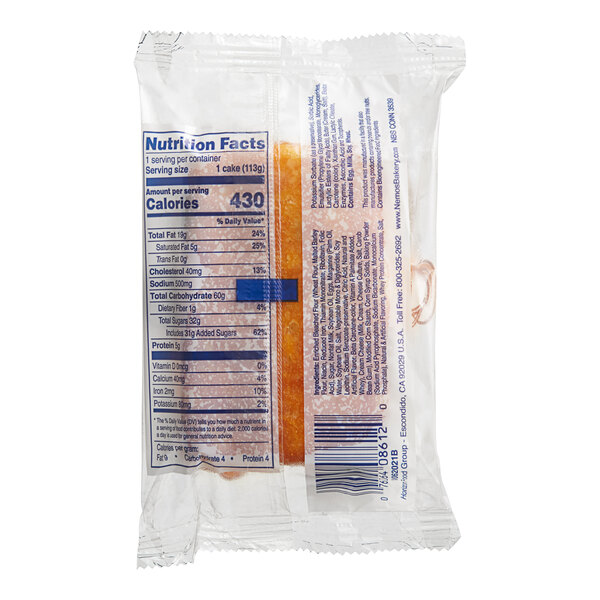 Ne-Mo's Bakery Frozen Individually Wrapped Cream Cheese Coffee Cake 4 ...