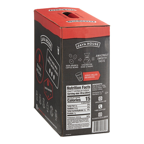 Java House Espresso Roast Cold Brew Coffee 1 Gallon Bag in Box