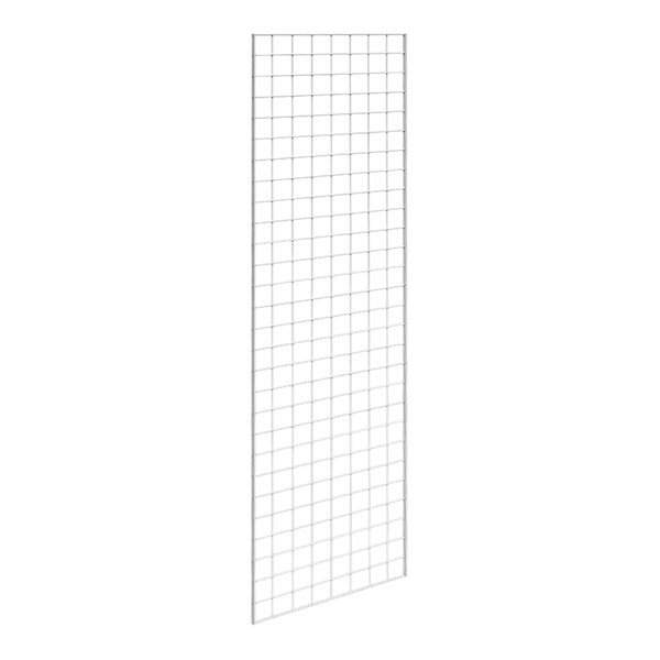Econoco 24" x 84" White Steel Grid Panel