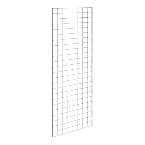 Econoco 24" x 72" Chrome Metal Grid Panel