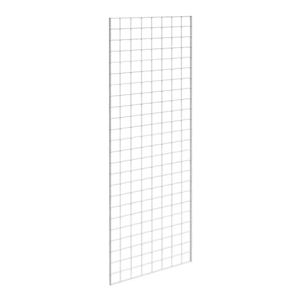 Econoco 24" x 72" White Steel Grid Panel