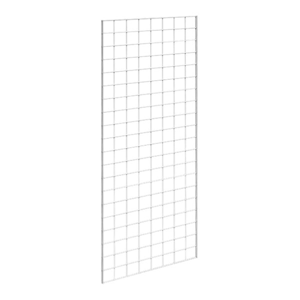 Econoco 24" x 60" White Steel Grid Panel