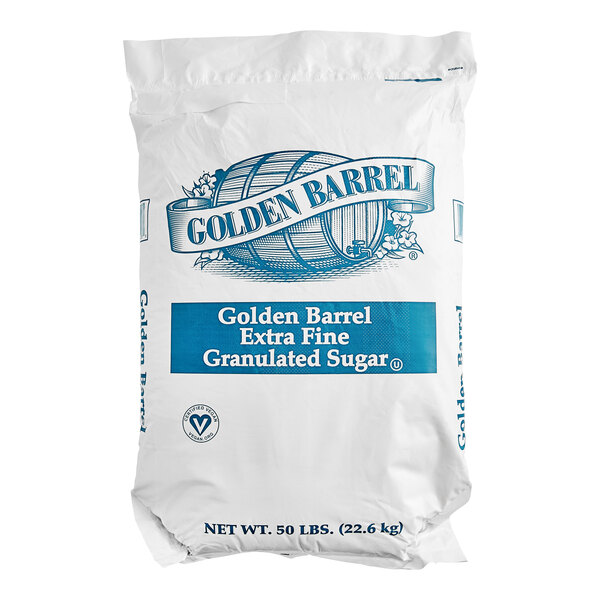 Golden Barrel Extra-Fine Granulated Pure Sugar 50 lb. - 50/Skid