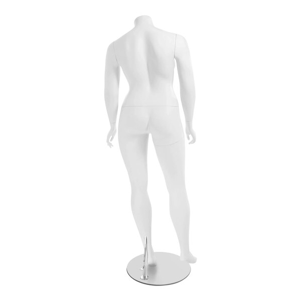 Econoco Amber Plus Size Female Headless Mannequin with Right Leg ...
