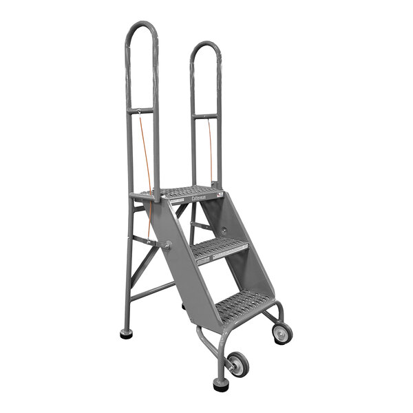 Cotterman StockNStore 16" x 10" x 30" 3-Step Gray Powder-Coated Steel ...