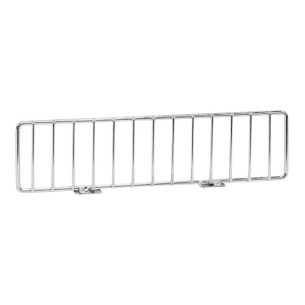 11" x 3" Chrome Side Fencing for 12" Pegboard Gondola Merchandisers