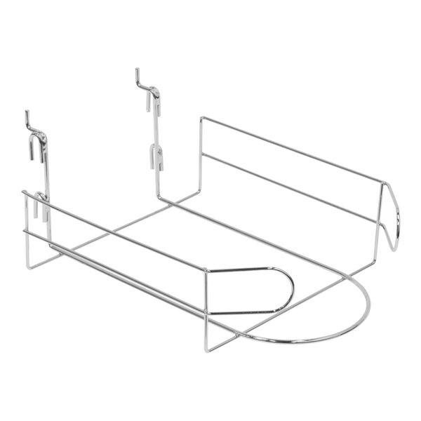 8 1/2" x 10" x 3" Chrome Steel 12 Baseball Cap Display for Grid & Go ...