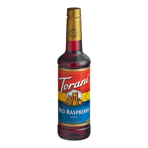Torani Red Raspberry Flavoring Syrup 750 mL Plastic Bottle