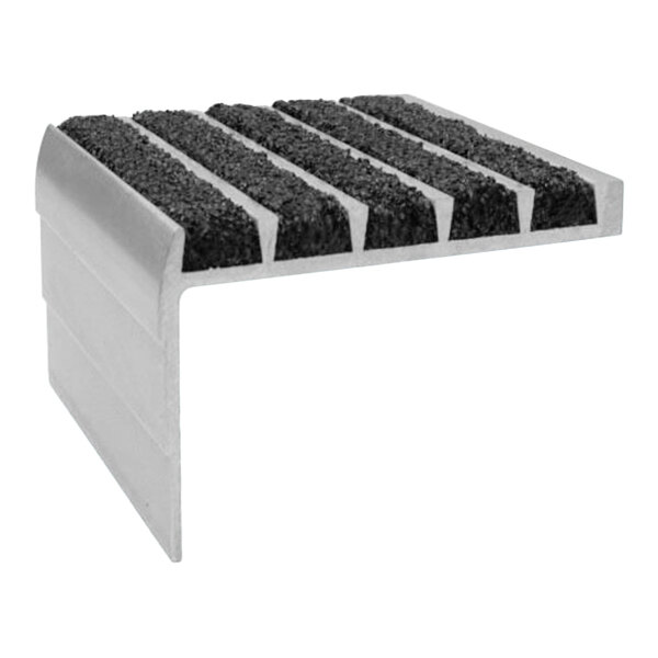 Wooster Supergrit Type 132 3" x 60" Stair Tread Nosing with Black Grit ...