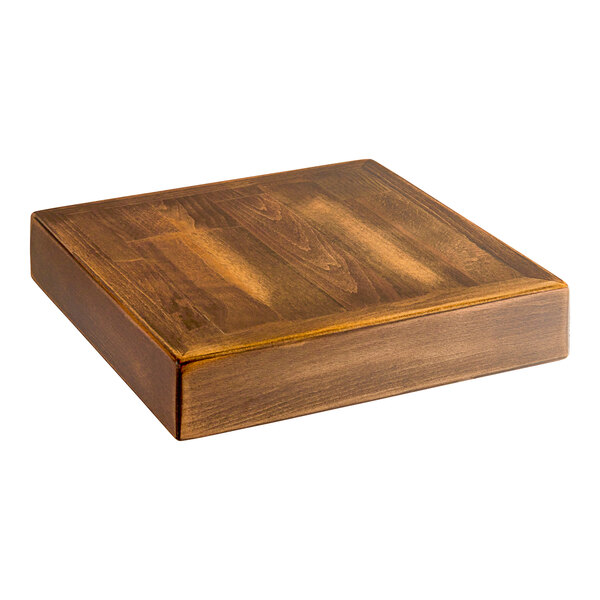 Lancaster Table & Seating 10" x 10" Square Wood Butcher Block Table Top ...