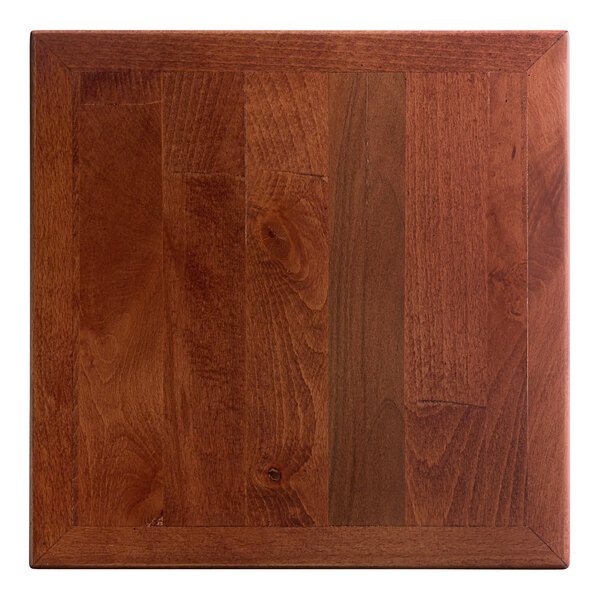 Lancaster Table & Seating 10" x 10" Square Wood Butcher Block Table Top ...