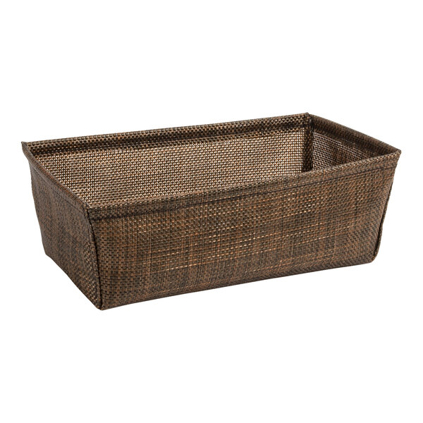 Front of the House Metroweave 8 1/2" x 5" Mesh Copper Basket ...