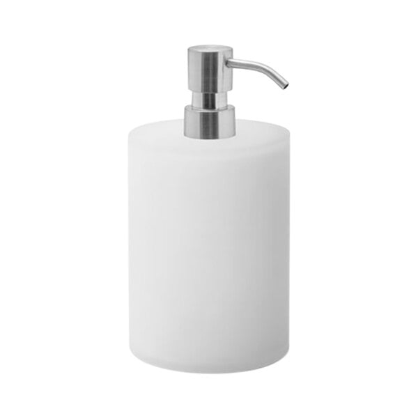 room360 Nassau 28 oz. Ice Soap Dispenser with Mirrored Stainless Pump ...