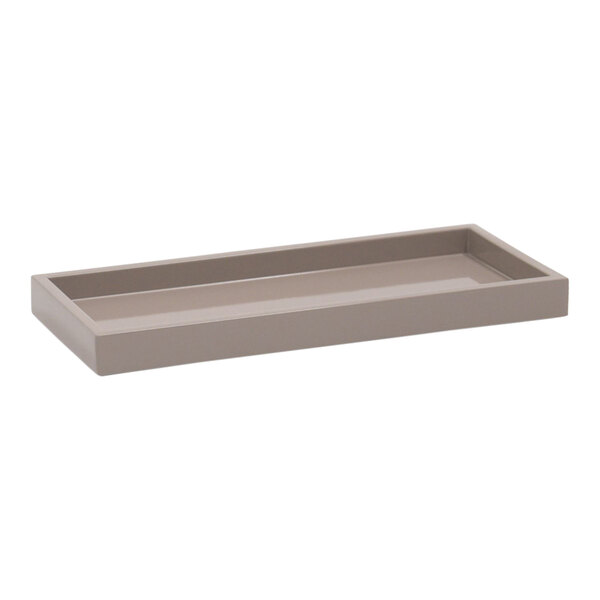 room360 New York 11 3/4" x 4 1/2" Stone Resin Amenity Tray RTR012BET12 ...