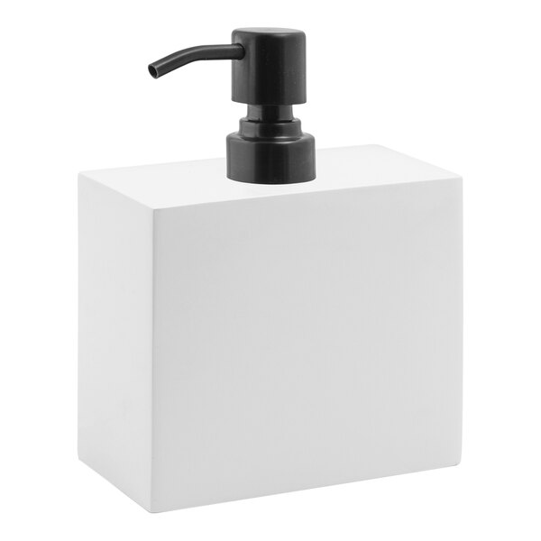 room360 New York RSP020WHT22 28 oz. Snow Soap Dispenser with Matte ...