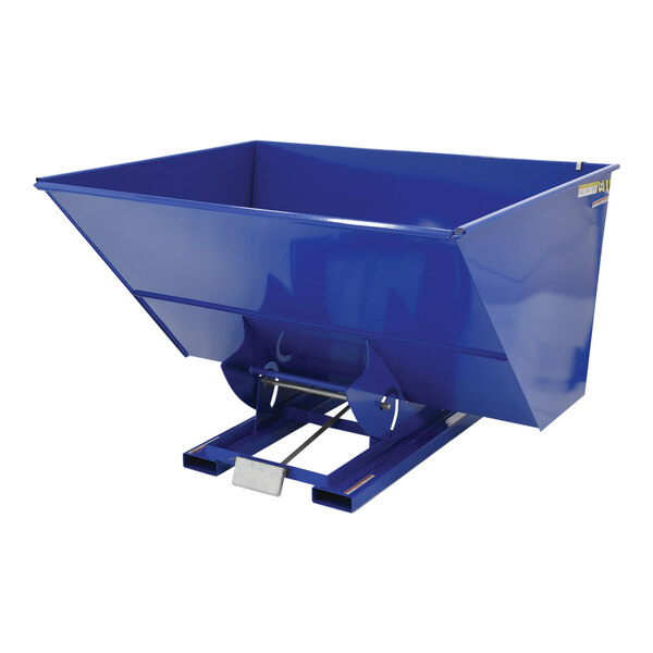 Vestil 3 Cubic Yard Light-Duty Self-Dumping Steel Forklift Hopper D-300 ...