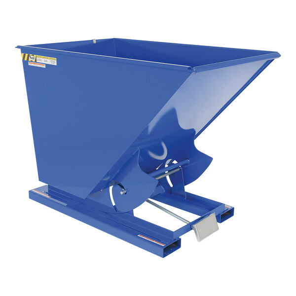 Vestil 1.5 Cubic Yard Heavy-Duty Self-Dumping Steel Forklift Hopper D ...