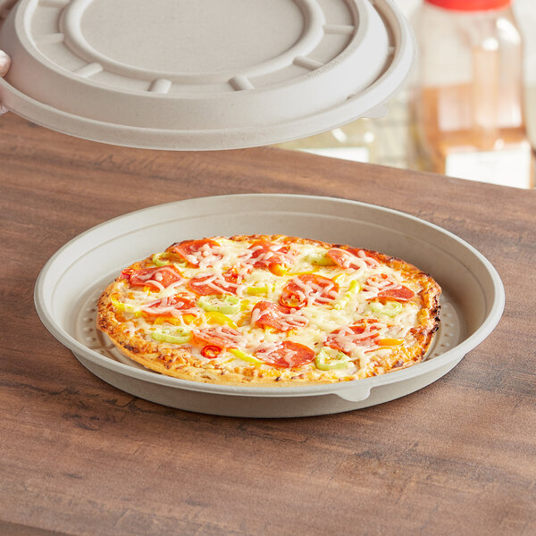 World Centric PizzaRound 12" No PFAS Added Compostable Fiber Round ...