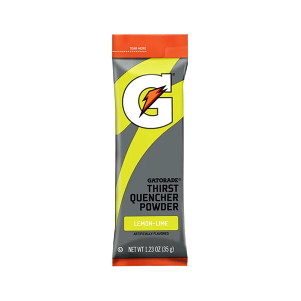 Gatorade Thirst Quencher Lemon Lime Sports Drink Powder Single Serve ...
