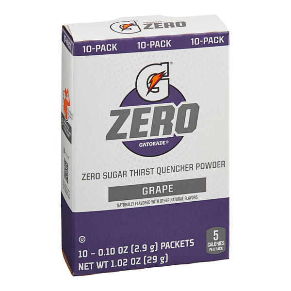 Gatorade Thirst Quencher Zero Sugar Grape Sports Drink Powder Single ...