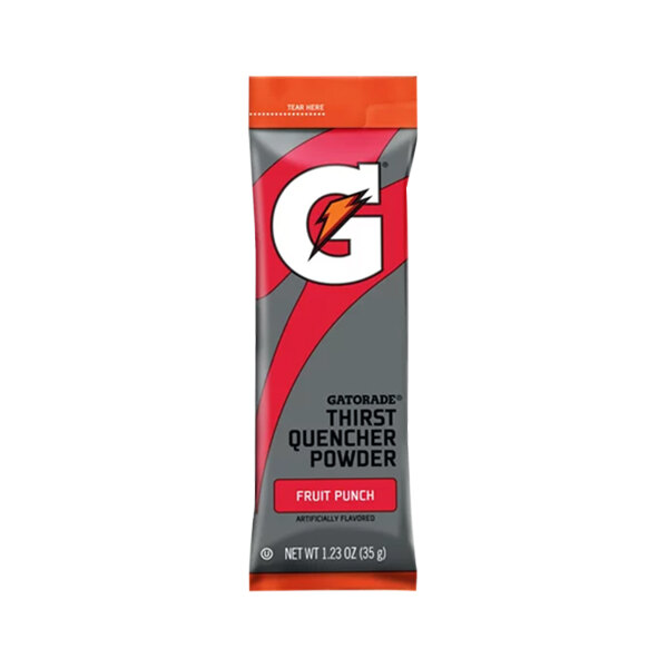Gatorade Thirst Quencher Fruit Punch Sports Drink Powder Single Serve ...