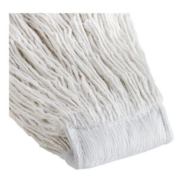 Lavex 32 oz. White Rayon Cut-End Mop Head with 5" Headband