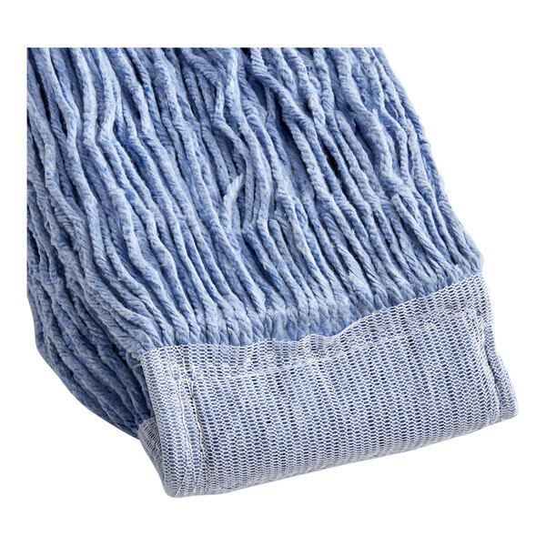 Lavex 32 oz. Blue Rayon Cut-End Mop Head with 5" Headband