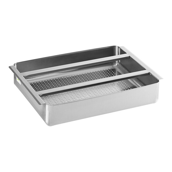 Regency 19 1/2" x 15 1/2" x 4" 18 Gauge Stainless Steel Scrap / Pre ...